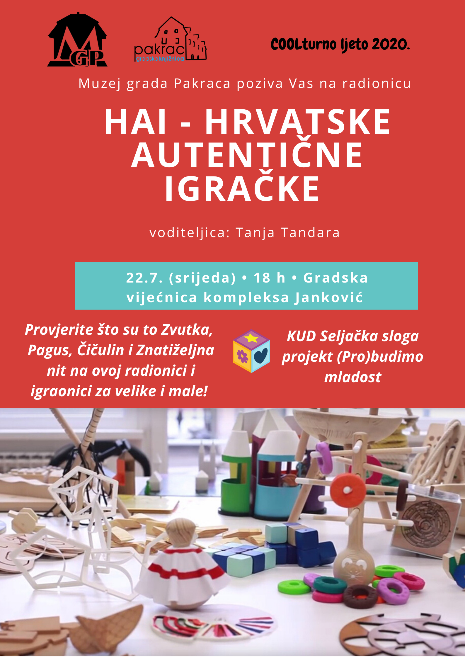 Radionica HAI – Hrvatske autentične igračke – COOLturno ljeto 2020 ...